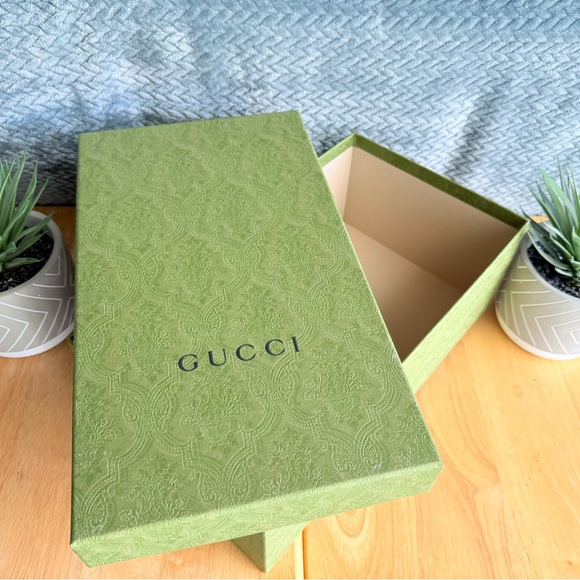 Gucci | Other | Gucci Green Shoe Box | Poshmark